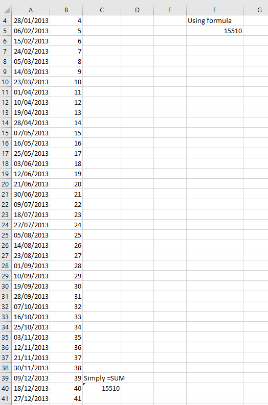 Sumif TTM & TNM Date Formulas : r/excel