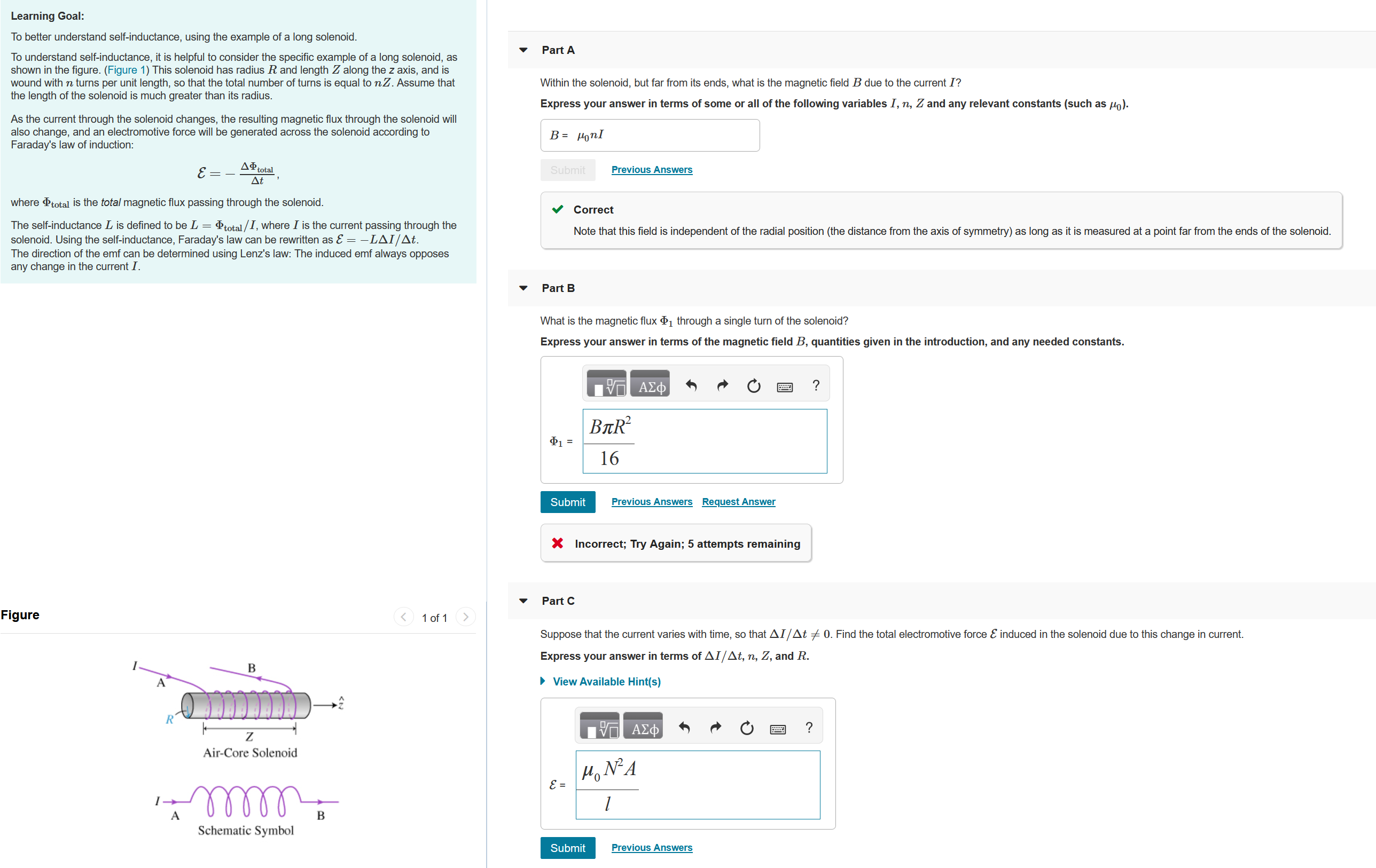 Solved: Learning Goal: Part A To Better Understand Self-in... | Chegg.com
