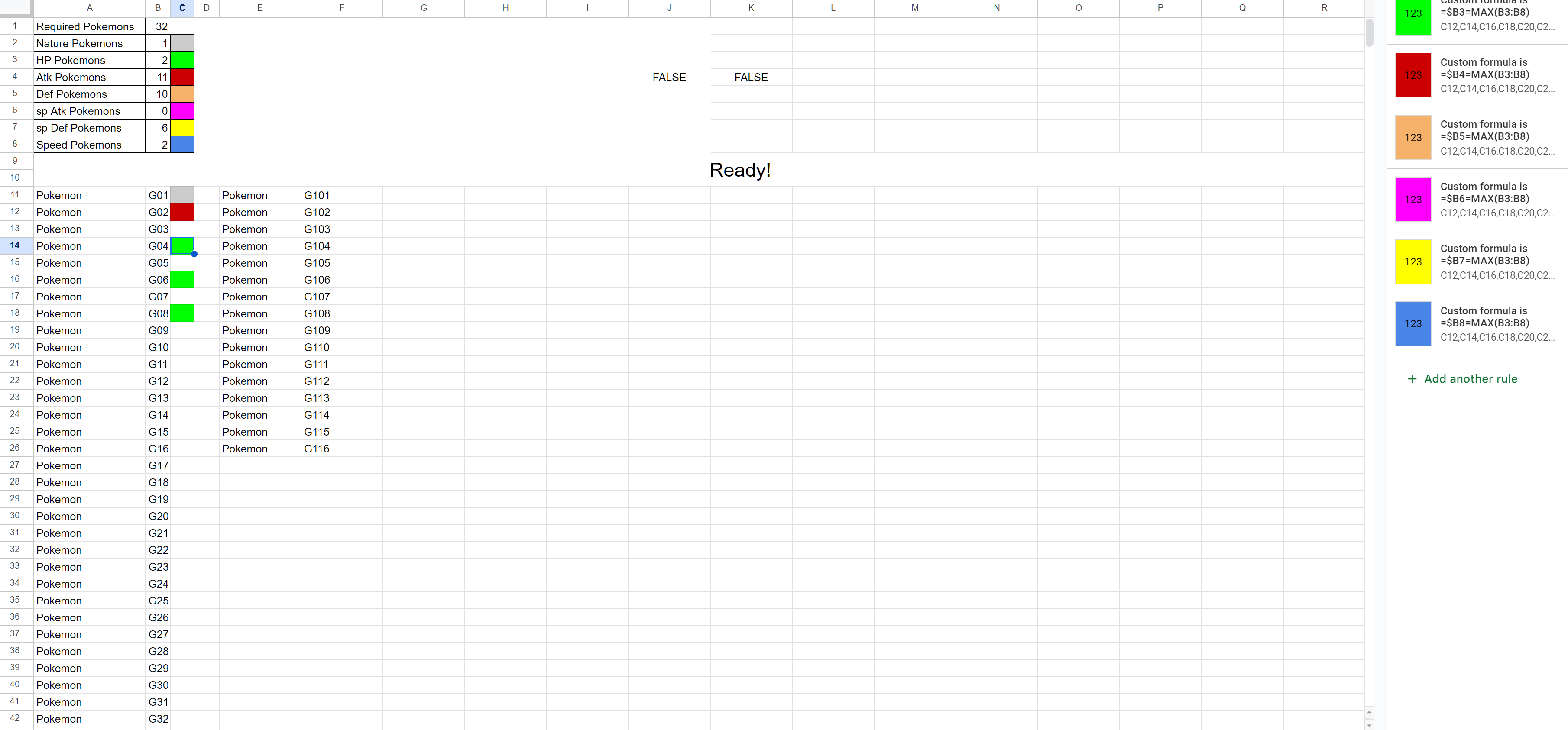 Conditional formatting not working the way I think it should work : r/googlesheets
