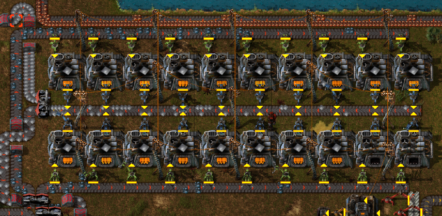 My setup: Furnaces : r/factorio