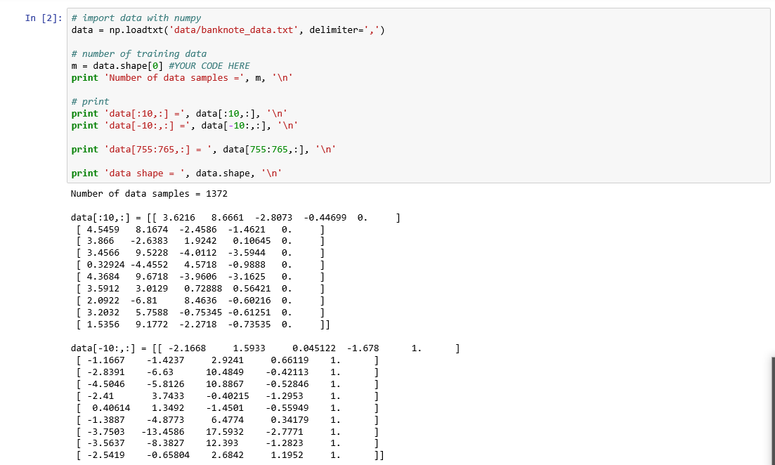 In 1 Import Libraries Math Library Import Chegg