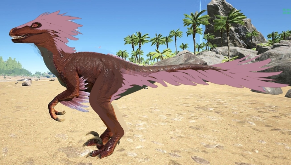 Out of sheer boredom I did some raptor TLC : r/playark