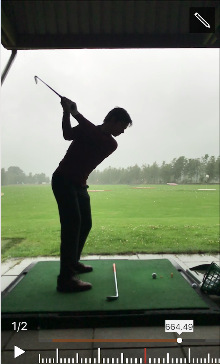 Relation between left hand at the top of the backswing and grip at ...