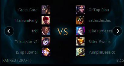 I love reading the names in the "Suggested Spectate" feature in the ...