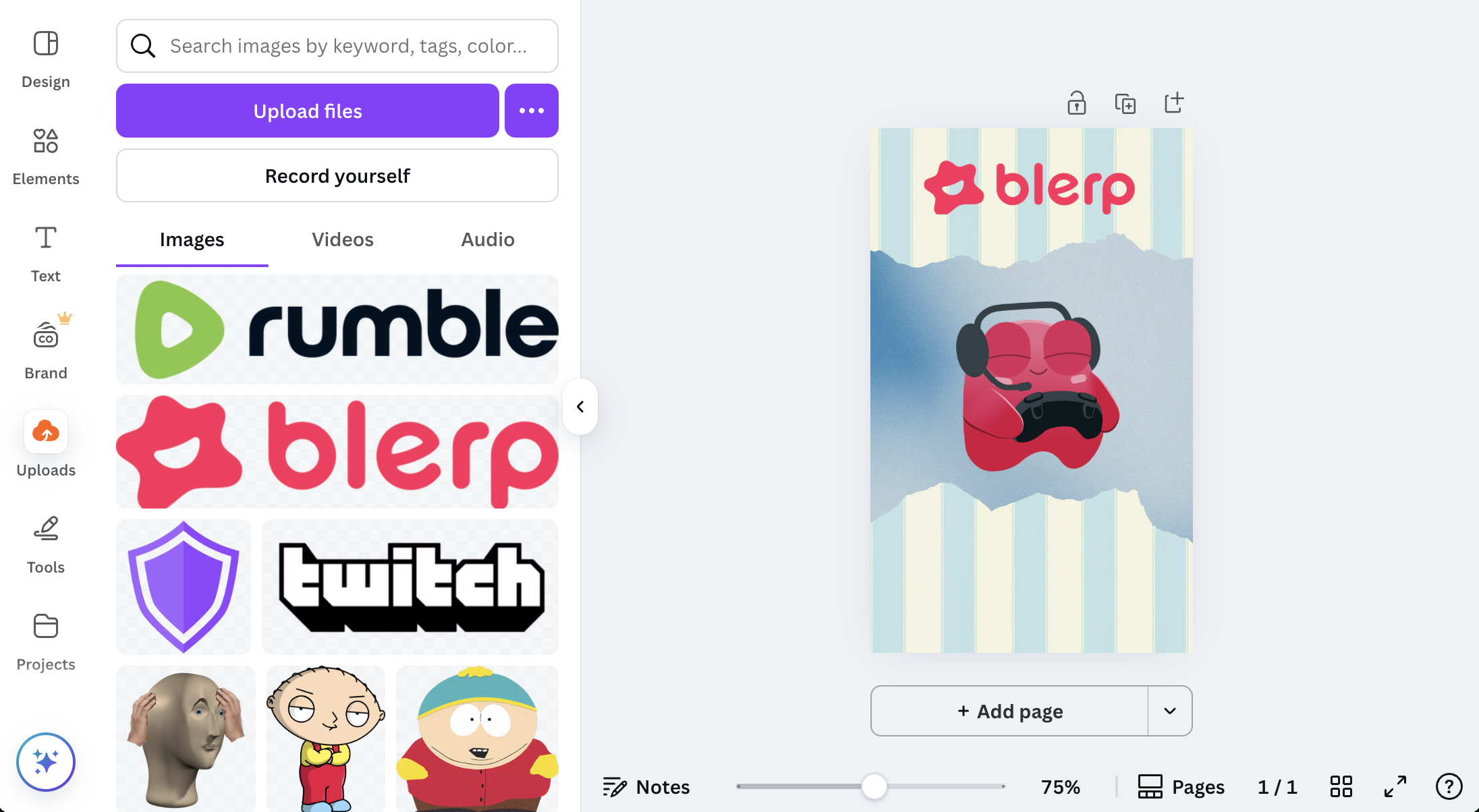 How to Create a Custom Blerp Panel for Your Stream Using Canva