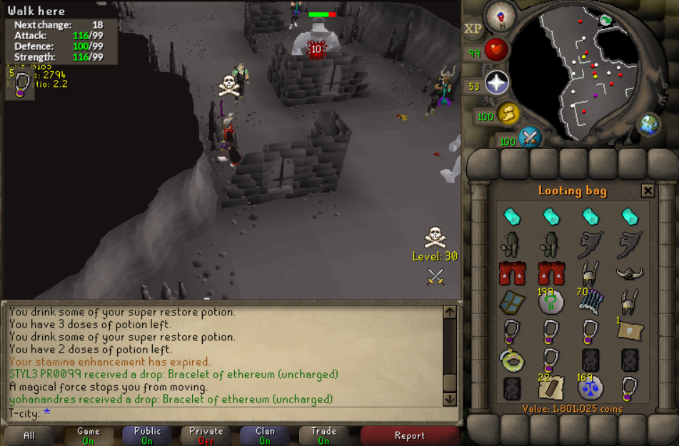 [OSRS] 24 Hours with Cutthroat PK bots [Ft Rev hiding, Ibyilis, a Few ...