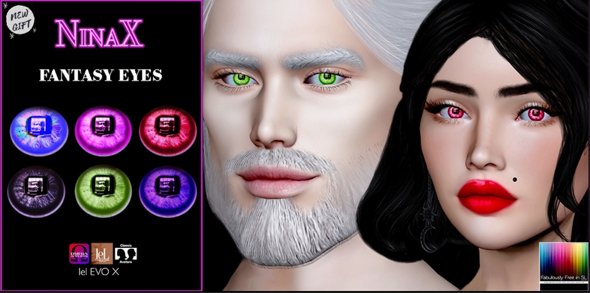 New Fabulously Free in SL Group Gifts: NinaX & Ewa Boutique | FabFree ...