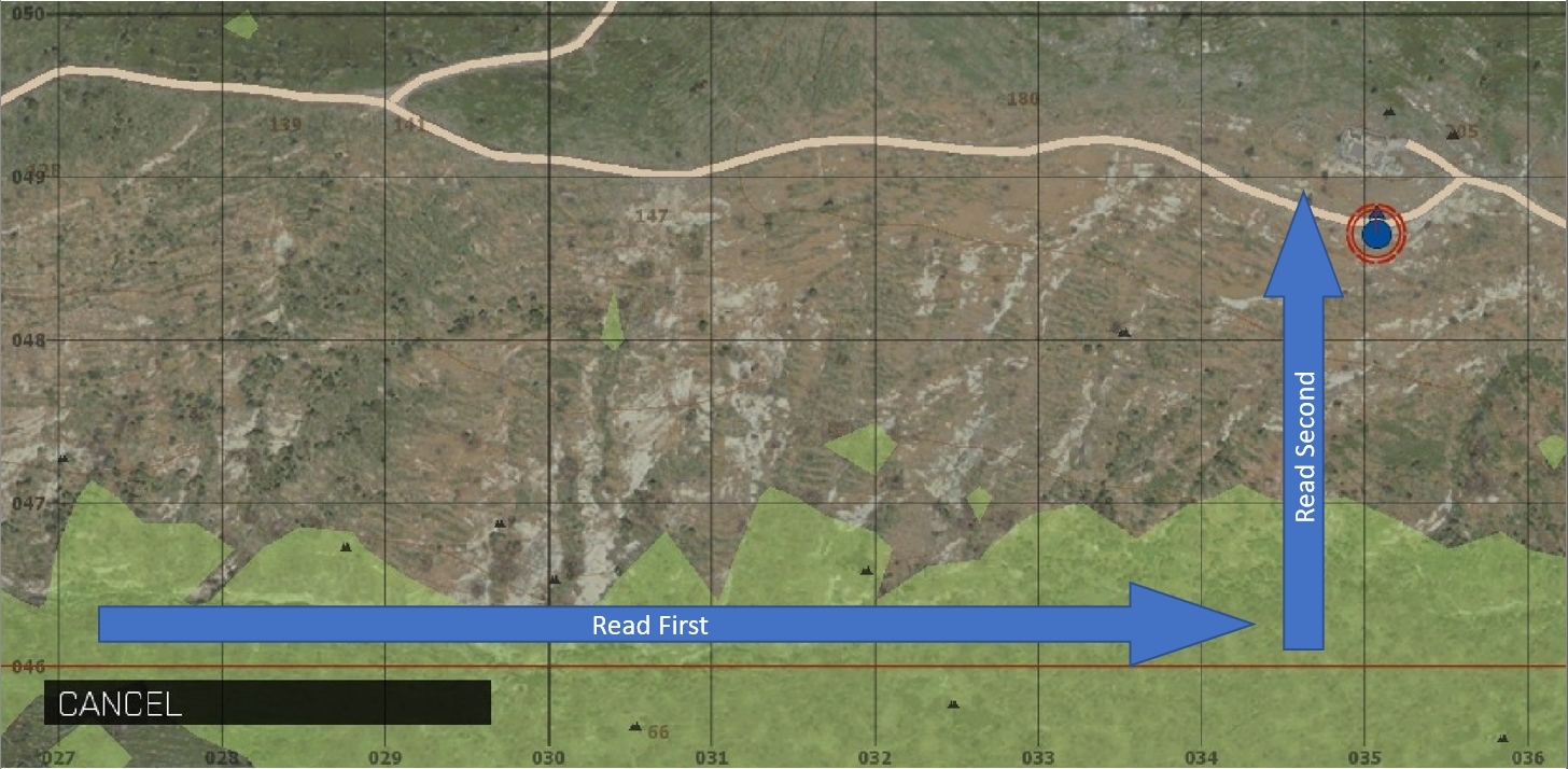 ArmA 3 Guide - Grid Lines, Grid References, & Compass Bearings ...