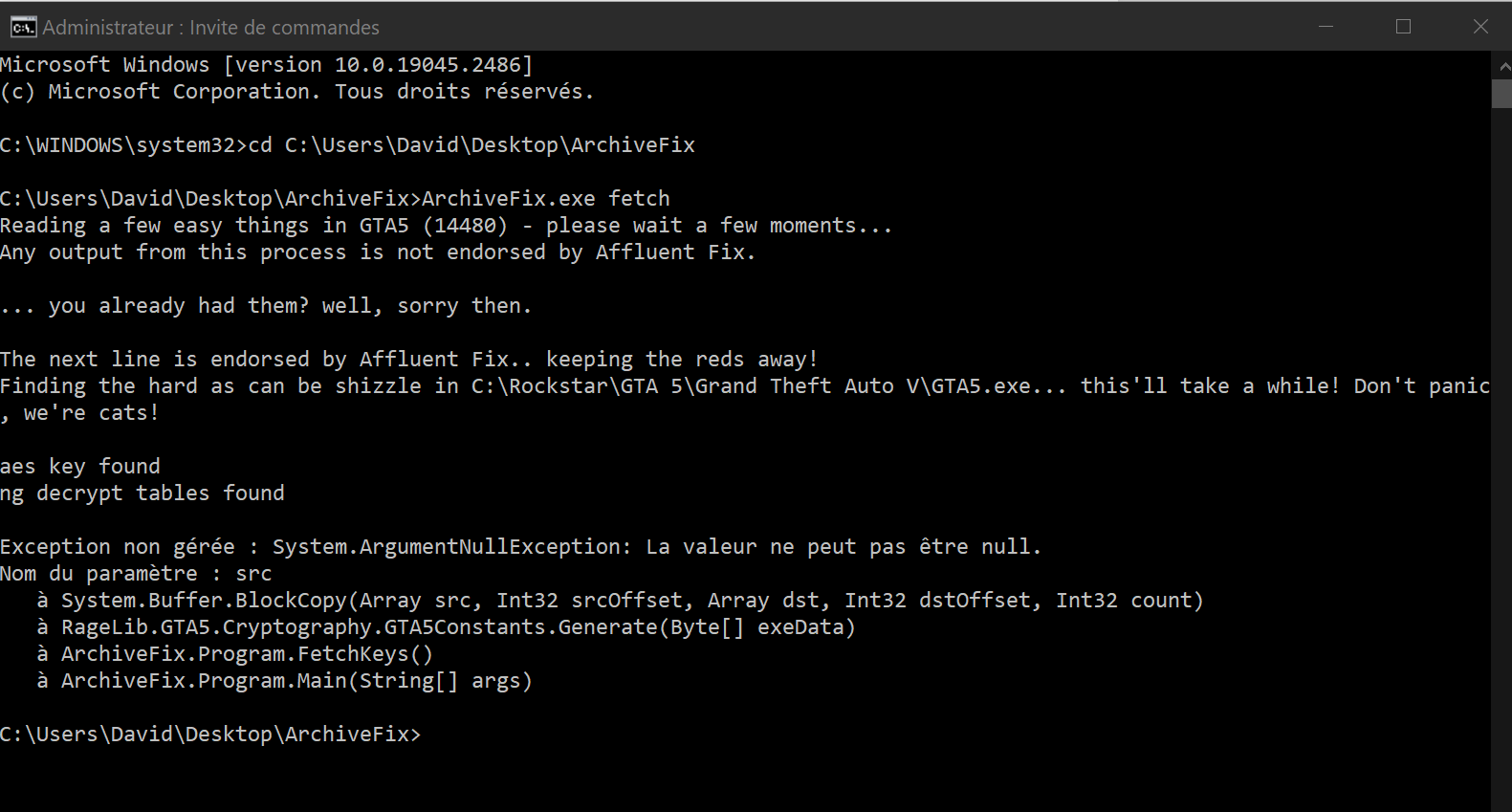 Error With Archivefix Support Rage Multiplayer Community