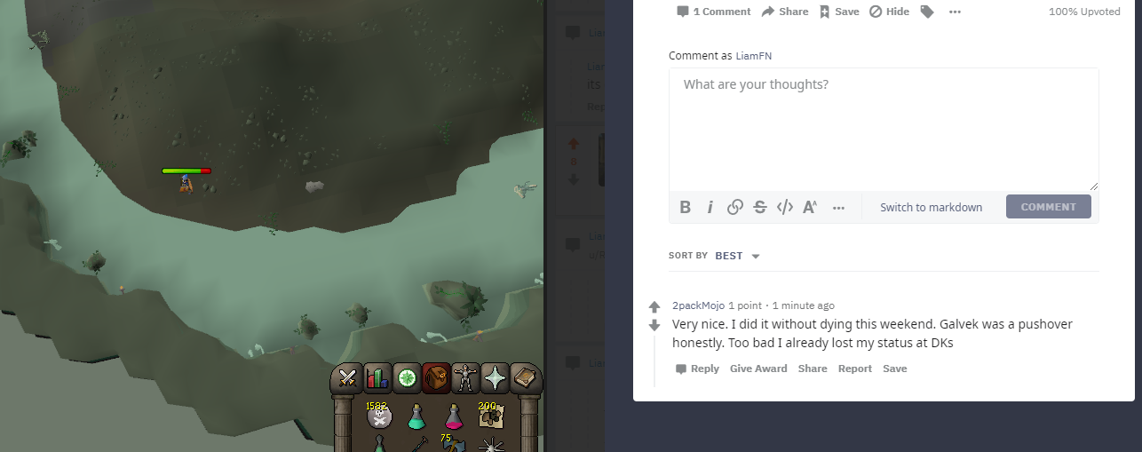 By far my proudest OSRS achievement ever: DS2 completed on my HCIM, 1 ...