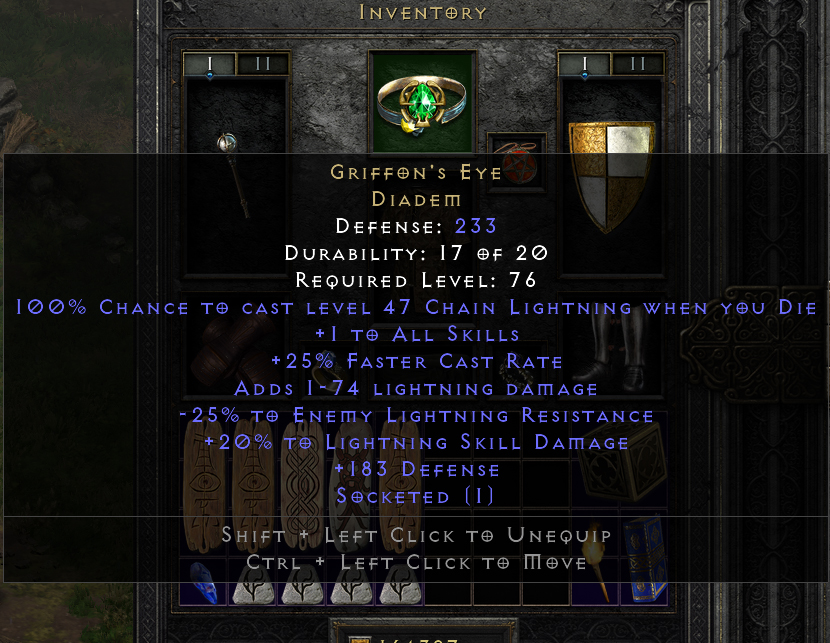 Perfect Griffon Eye -25 20 +183def N Offer - Topic - d2jsp