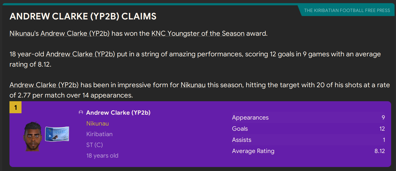 [FM24] The Worldwide Youth Only Challenge Redux [1/219] - 页 2 - FM ...