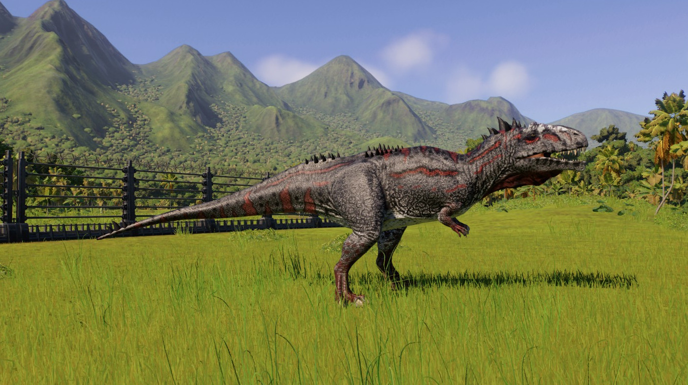 Meraxes new species and cosmetic variants mod at Jurassic World ...