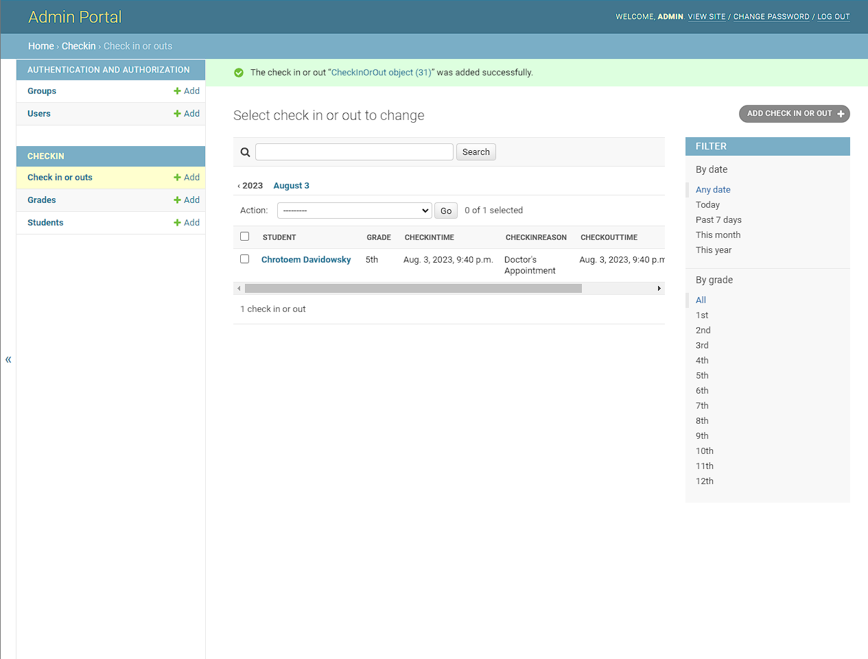 GitHub - BrandonLee28/check-in-system