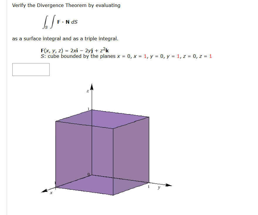 Solved Verify The Divergence Theorem By Evaluating As A