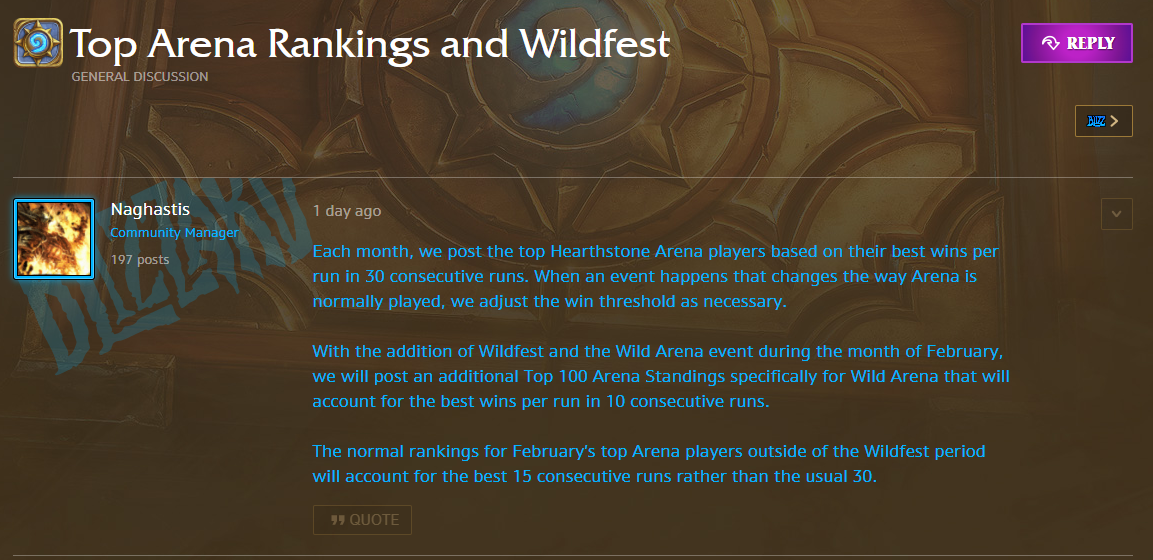 Confirmed: It counts 15 runs for February's leaderboard : r/ArenaHS