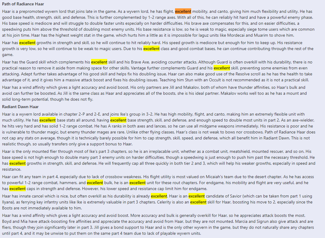 Improving the fireemblemwiki - Day 70 [FE9/FE10 Haar] : r/fireemblem