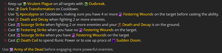 Unholy DK DPS rotation? - Death Knight - World of Warcraft Forums