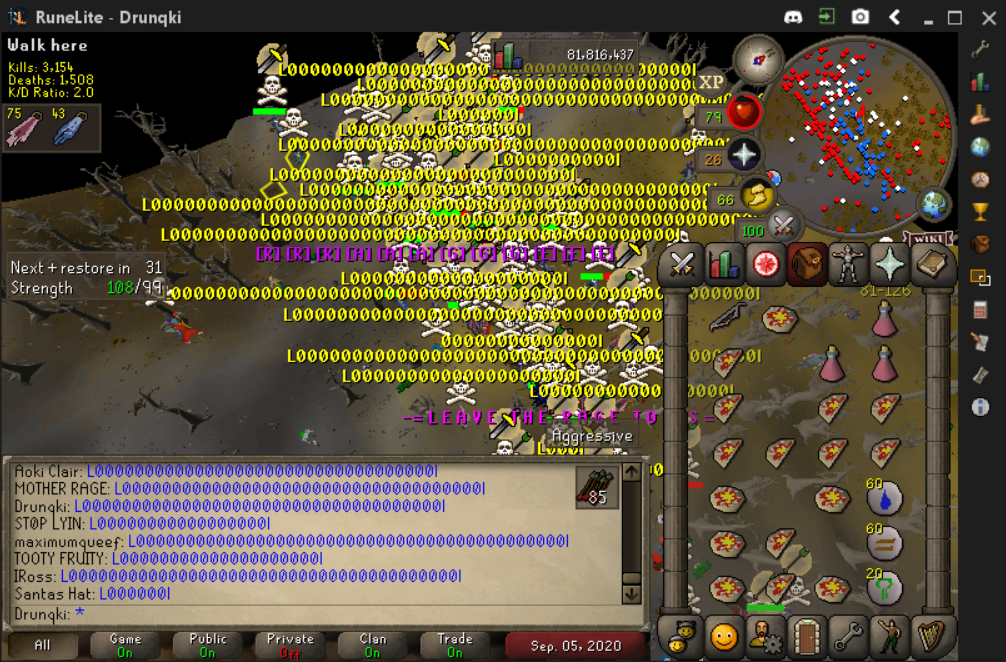 F2P Saturday | Rage VS The World - Wilderness - The Runescape Pure And ...