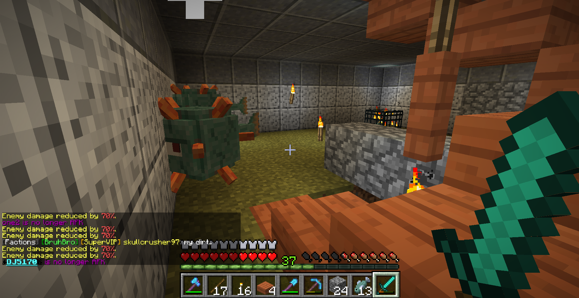 Guardians has territoryShieldFactor applied to them. · Issue #1000 · MassiveCraft/Factions · GitHub