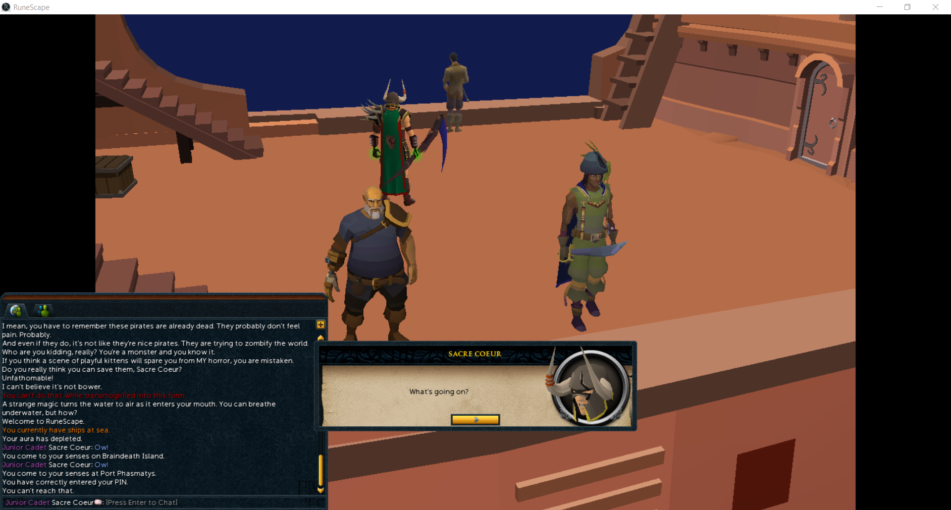 Why does my chat box look like this during cutscenes (including PoP ...