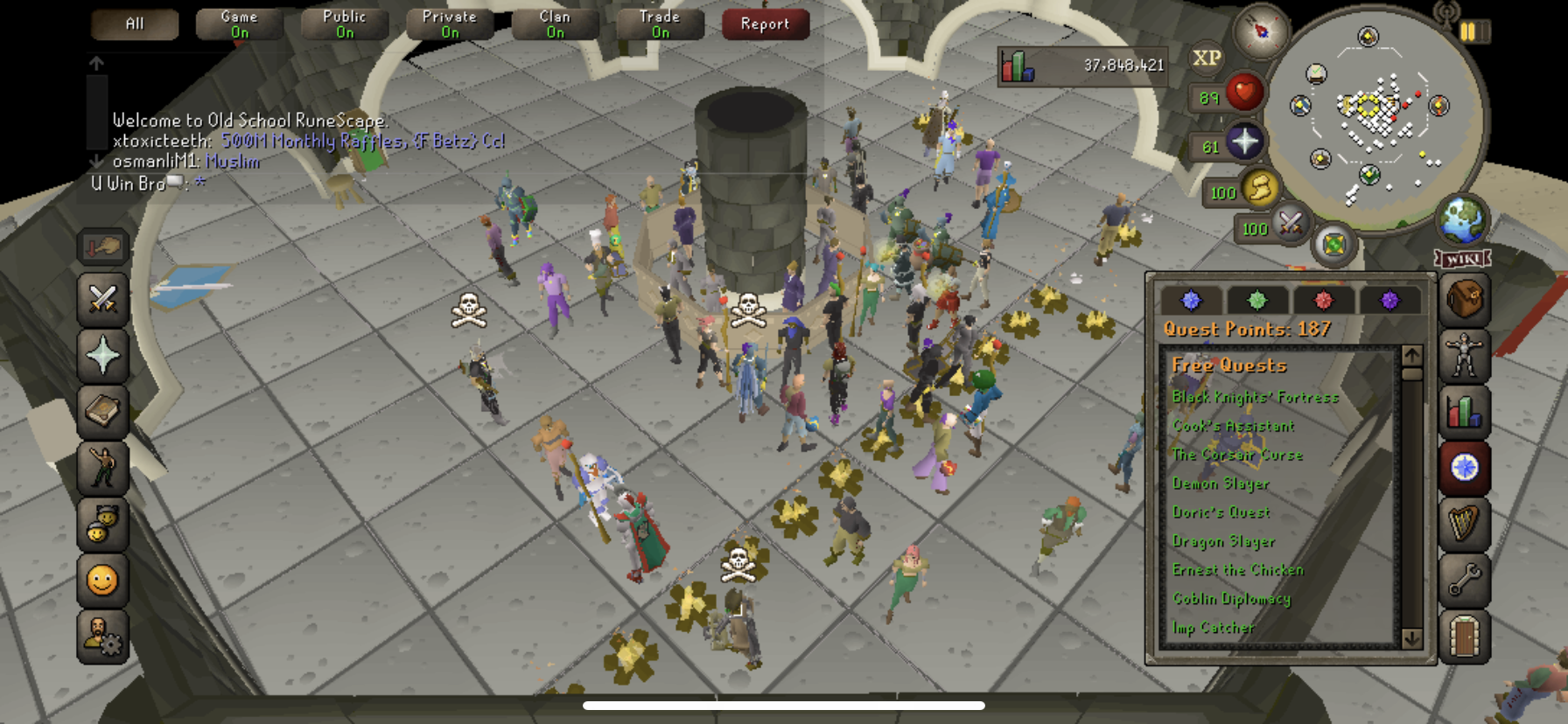 Med 75 Defence Account ORIGINAL OWNER. | Sell & Trade Game Items | OSRS ...