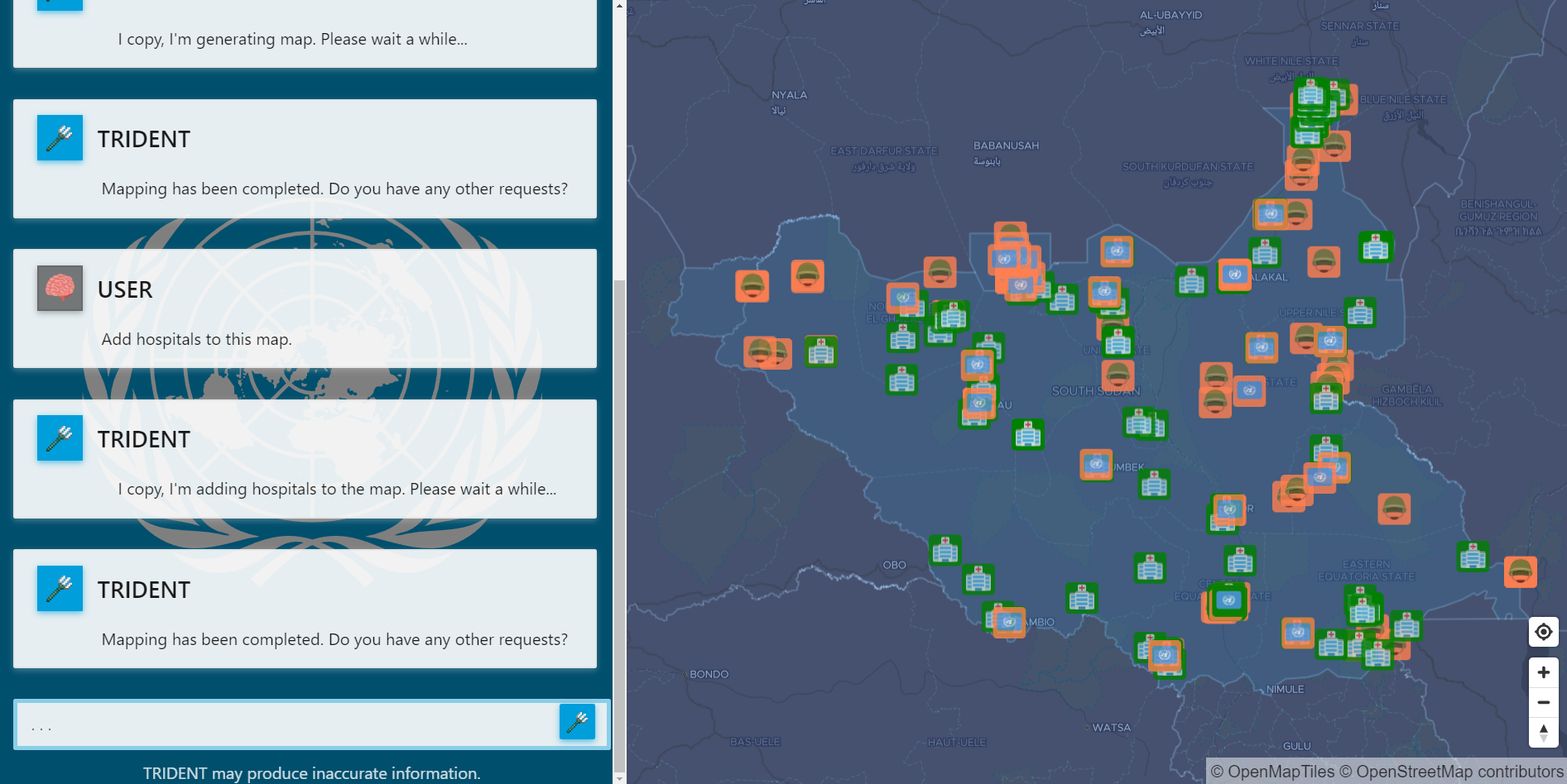 Really smart maps you can chat on, TRIDENT GeoAI · Issue #156 ...