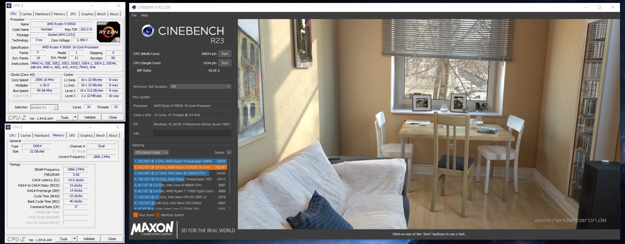 5950x owners, post your Cinebench R23 scores : r/overclocking