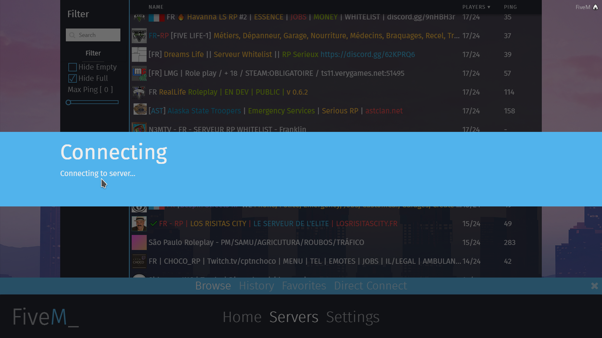 Problem for connexion - FiveM Client Support - Cfx.re Community