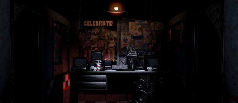 Do the monitors on the desk in FNaF 1 actually work? : r ...