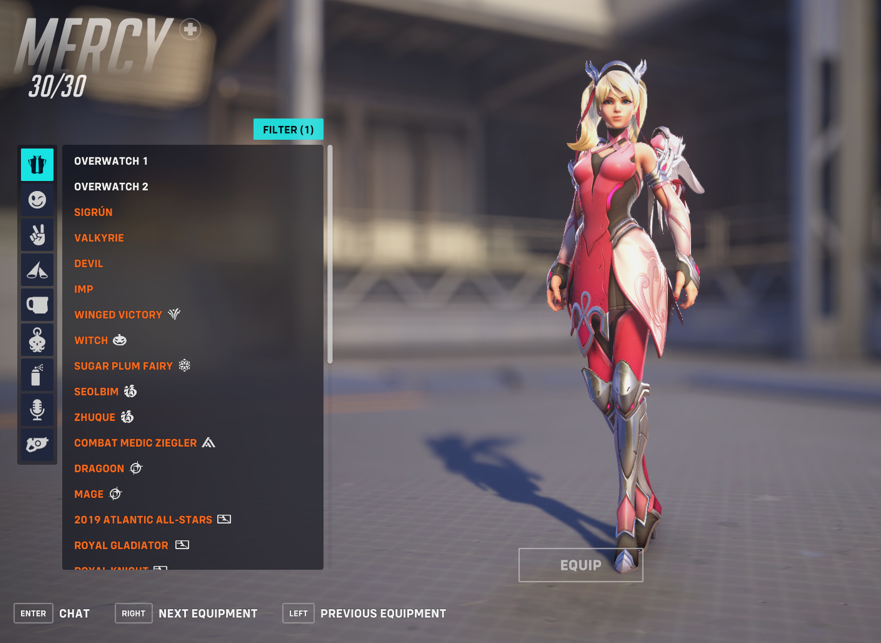 Super Stacked Pink mercy + Kerrigan widow (and more rare skins) account ...