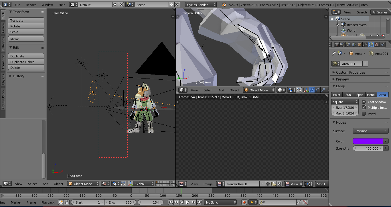 Low Poly 3D Melee Fox - Blender 2.79 : r/smashbros