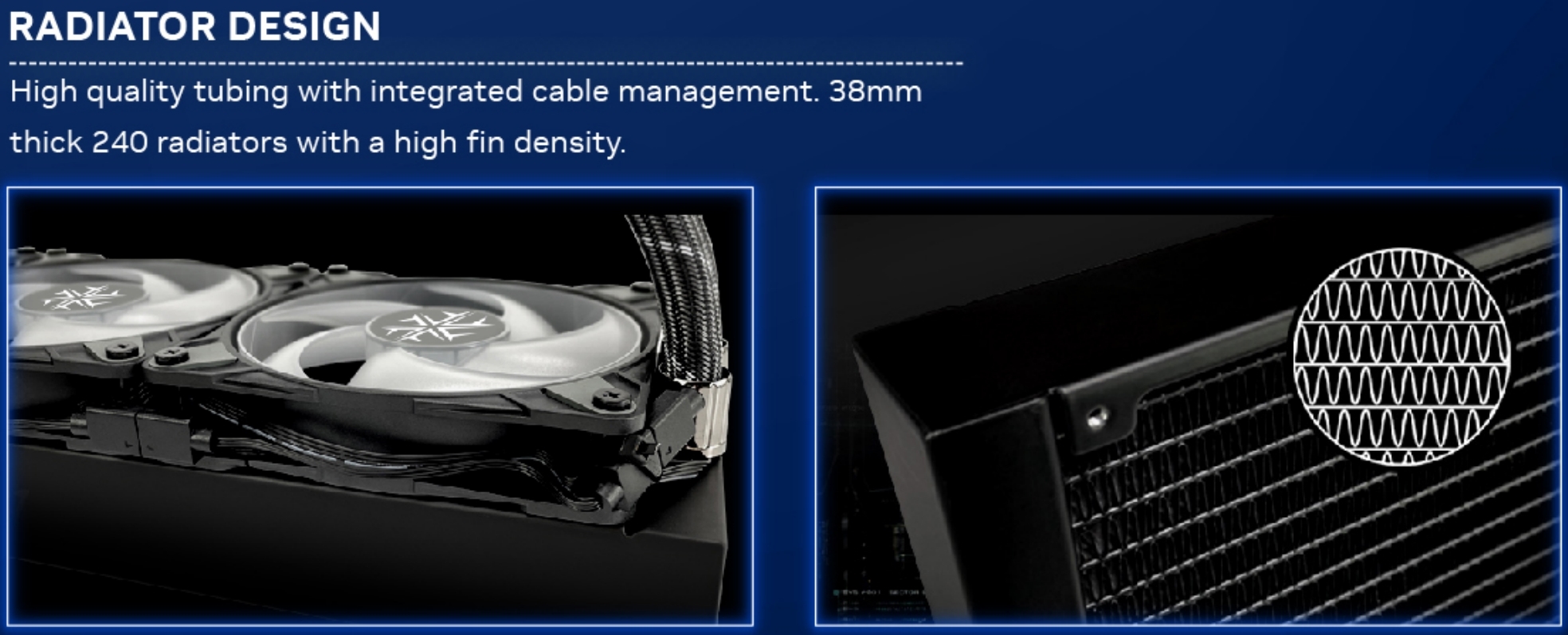 Does the INNO3D 4090 ICHILL BLACK come with its radiator + fan ...