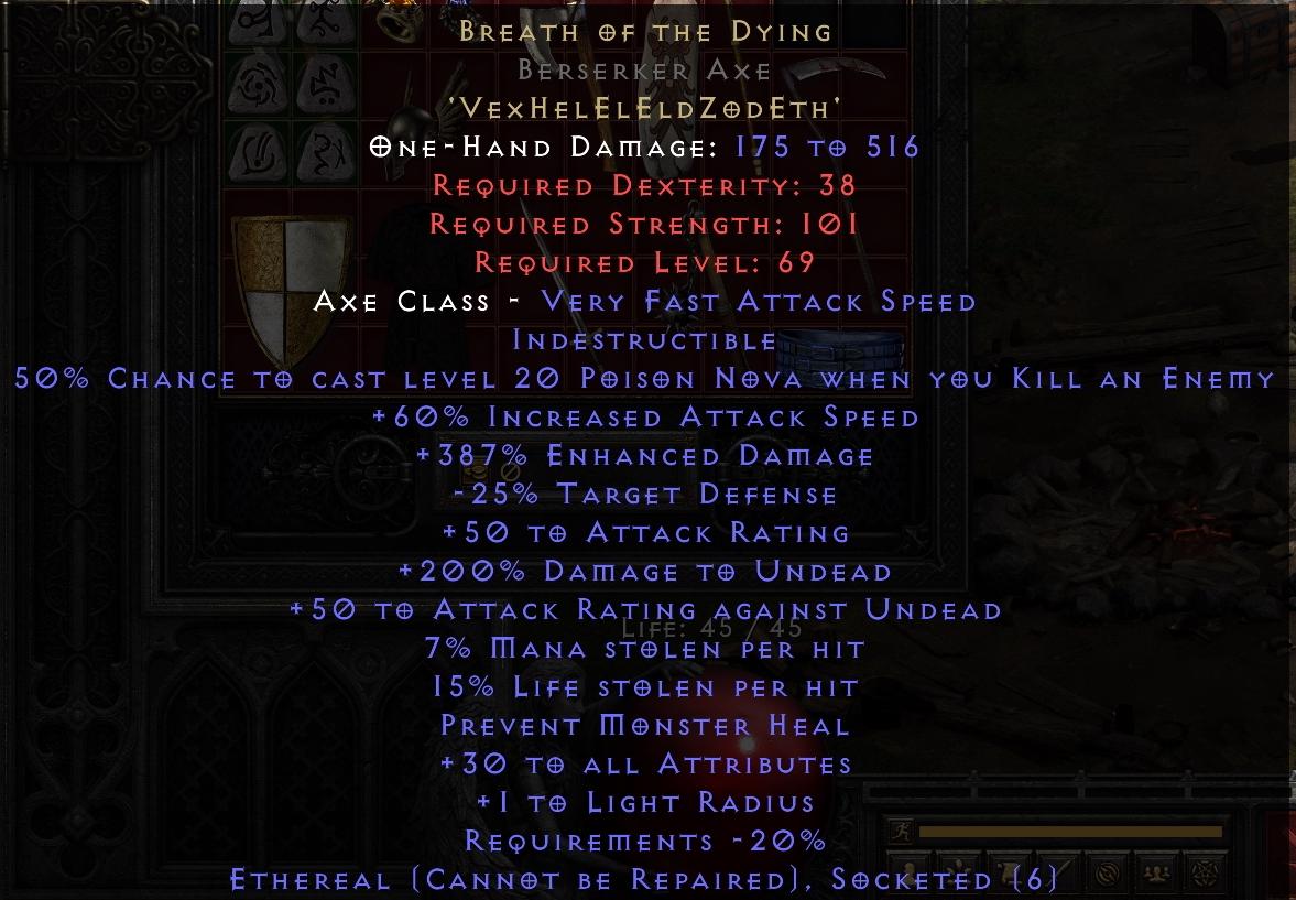 Ft: Nicely Rolled Ebotdz 387%ed/15%ll - Topic - d2jsp