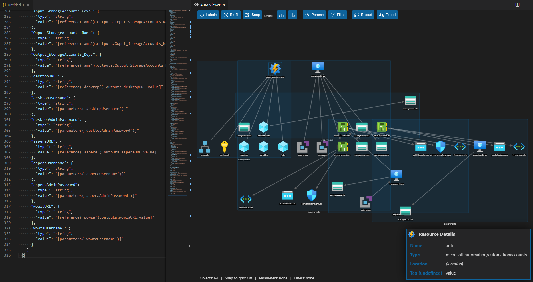 VSCode で Azure のリソースグループ内の依存関係を可視化する #QiitaAzure - Qiita