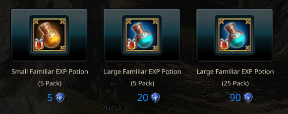 What do Familiar EXP Potions do? :: Riders of Icarus General Discussions