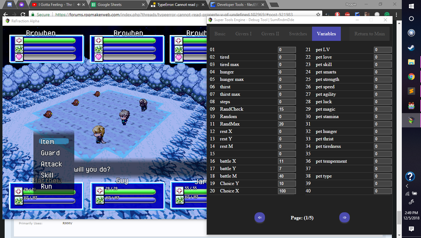 TypeError: Cannot read property 'y' of undefined | RPG Maker Forums
