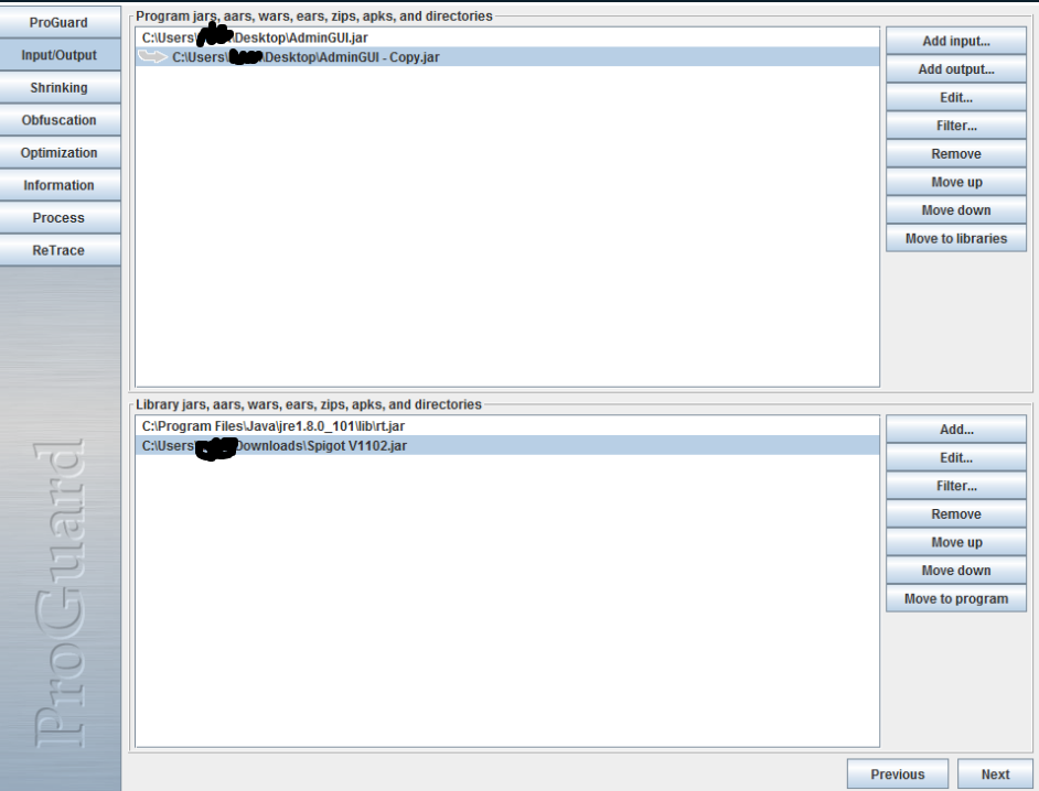 Solved - ProGuard (Obfuscator) (Error) (Output Jar is Empty) | SpigotMC ...