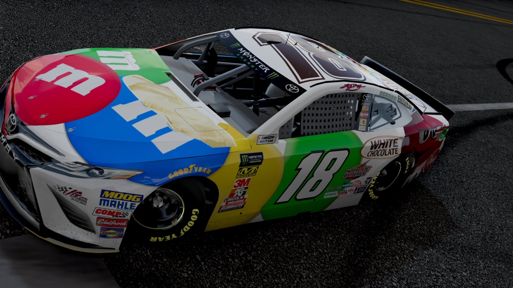 WIP - 2018 MENCS NASCAR Paint Schemes | BeamNG