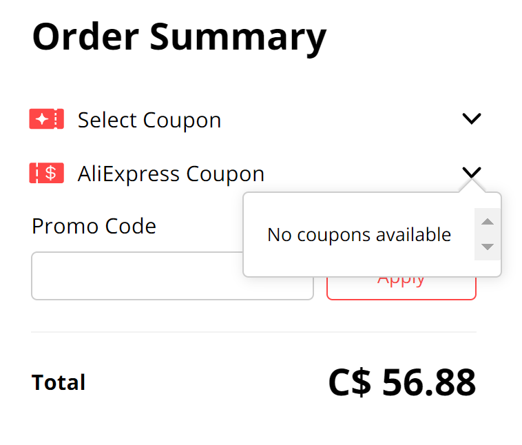 AliExpress global coupon not applying at checkout : r/Aliexpress