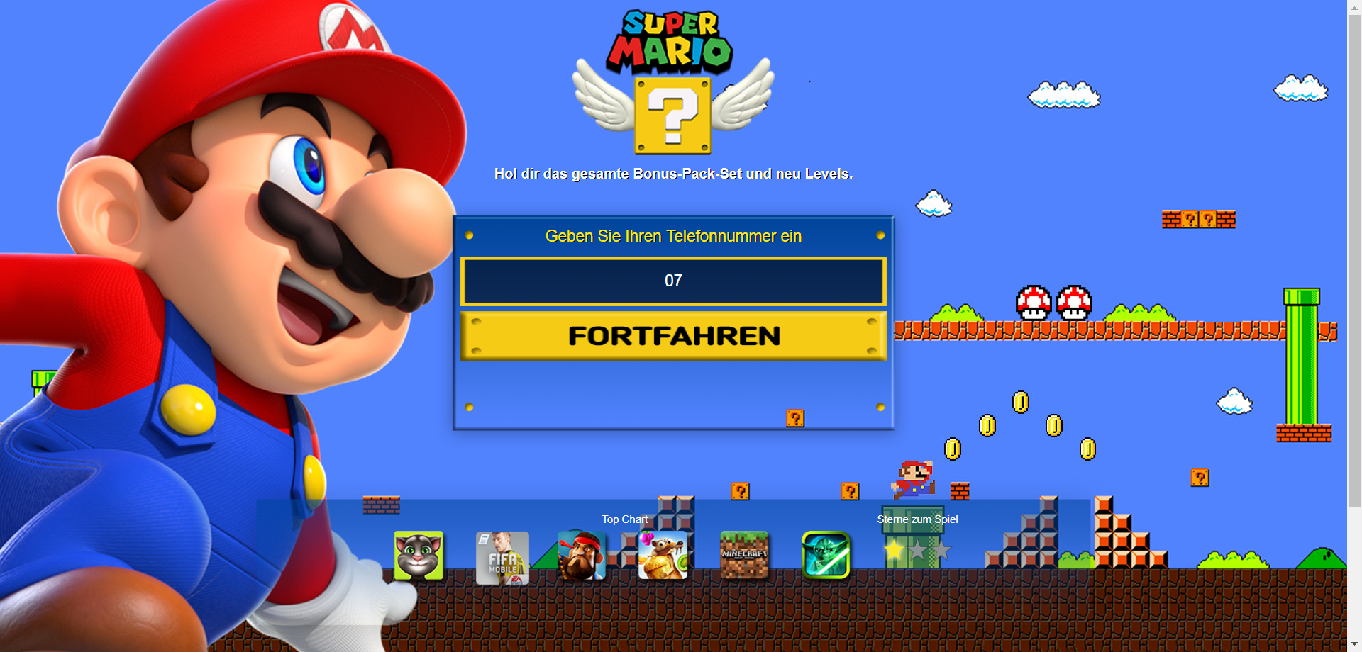 Super Mario (CH) (Incentive) - Affiliate Program, CPA Offer - Affplus