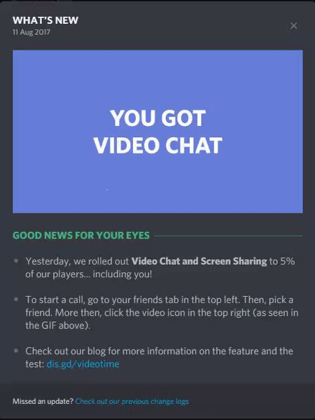 If anyone wants an infinite loop of the new update log gif here it is ...