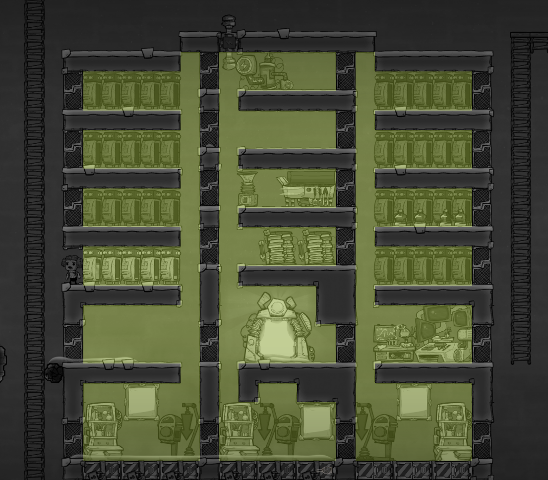 This Hatch Farm Layout ? PROs vs CONs ? : r/Oxygennotincluded