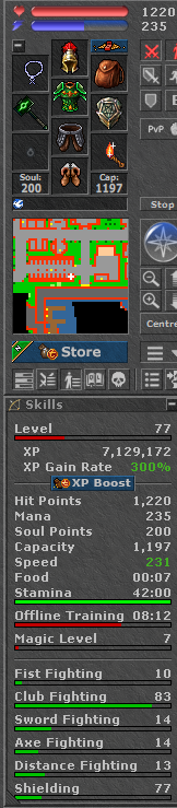 Where to hunt? lvl 77 ek : r/TibiaMMO