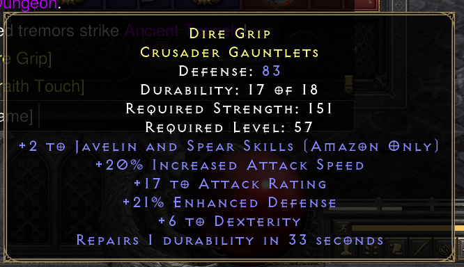 2/20 Rare Java Gloves Here (pic) - Topic - d2jsp