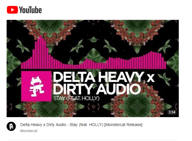 Delta Heavy x Dirty Audio - Stay (feat. HOLLY) Megathread : r/Monstercat