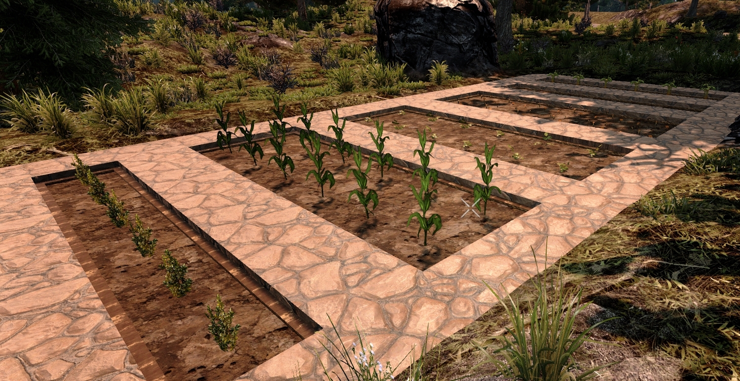 Any way to make the ground around farm blocks flush? : r/7daystodie