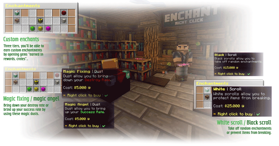 [NEW] SKYBLOCK SETUP | [50% OFF] | Mining world | Custom menus | Shards ...