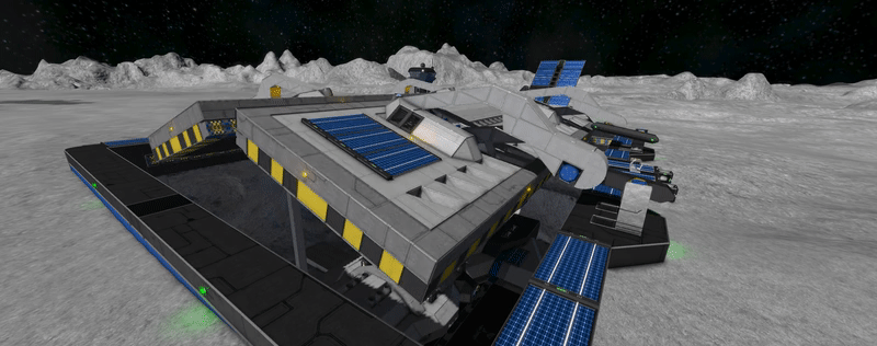 Vanilla airtight double door hangar update! It's fully operational!! : r/spaceengineers