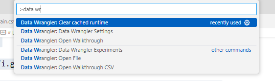 Data Wrangler for VSCode を試してみる #pandas - Qiita
